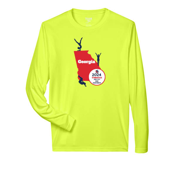 Team 365 Zone Performance Long Sleeve Shirts 2024 Georgia Gymnastics ...